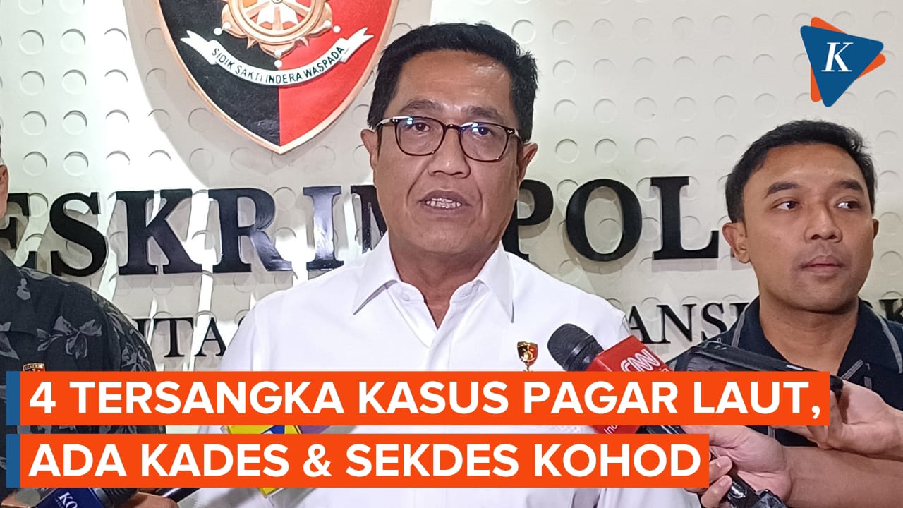 Selain Kades Kohod, Sekdes dan 2 Orang Lain Jadi Tersangka Kasus Pagar Laut Tangerang