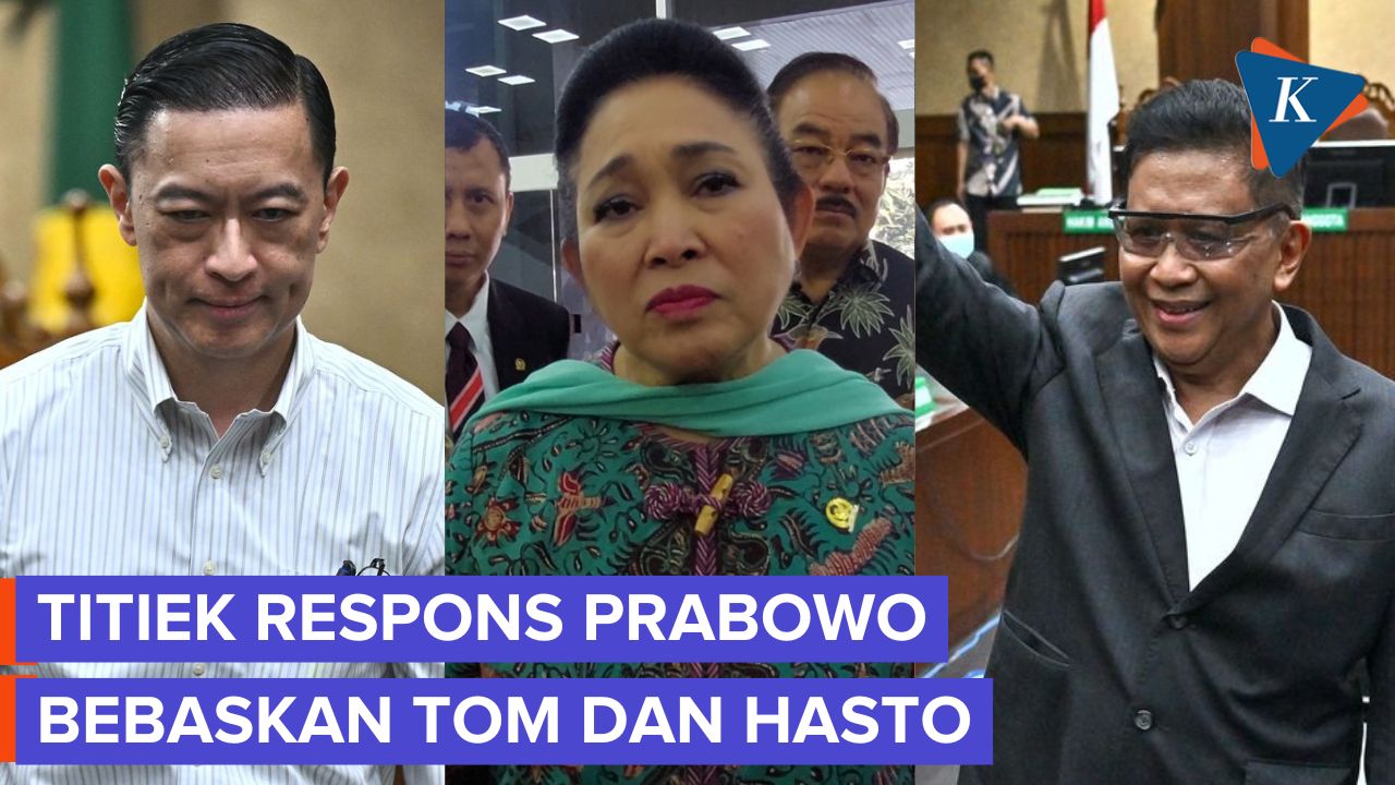 Video: Prabowo "Bebaskan" Hasto dan Tom Lembong, Titiek: Hak Presiden, Pasti Banyak Pertimbangan