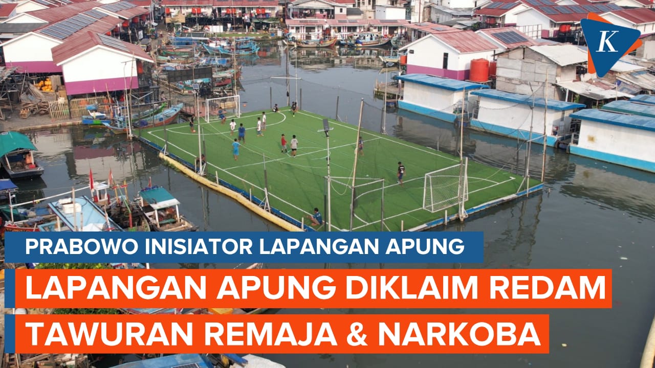 Video: Lapangan Apung Muara Angke Satu-satunya di Jakarta, Jauhkan Anak ...