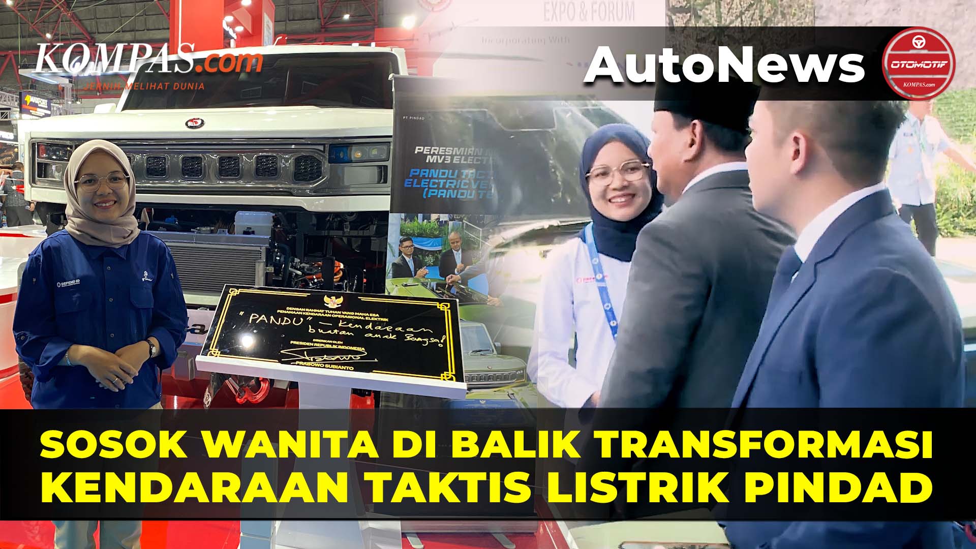 Video: Wanita di Balik Pembuatan MV3 Pandu EV, Rantis Listrik Pertama ...