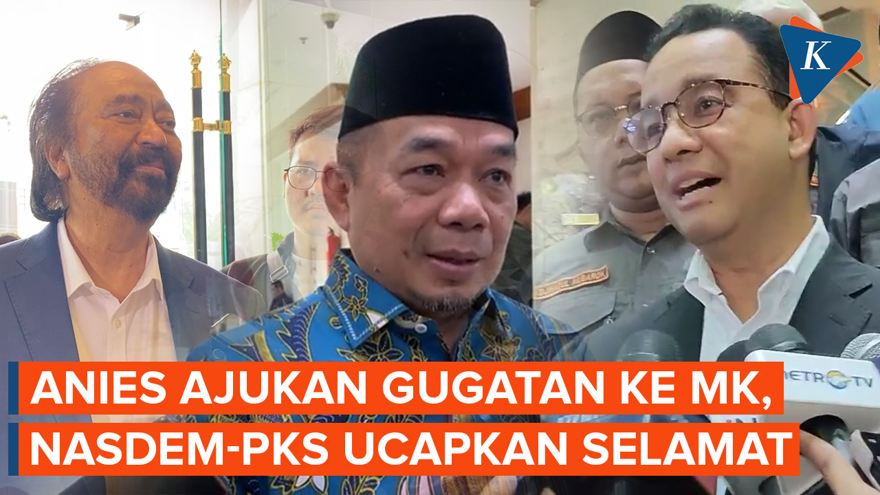 Beda Sikap Anies dengan Nasdem-PKS Tanggapi Hasil Pilpres 2024