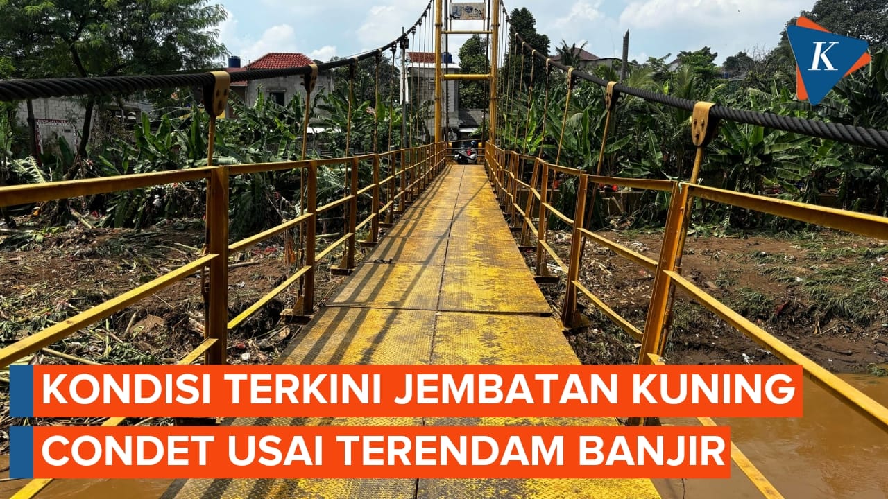 Video: Kondisi Jembatan Kuning Condet Usai Tertutup Banjir