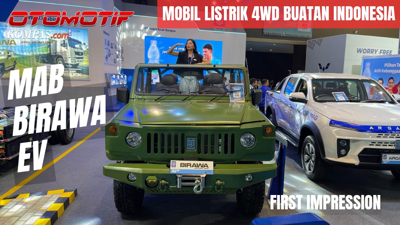Video: FIRST IMPRESSION | MAB Birawa EV | Mobil Listrik Bergaya Militer