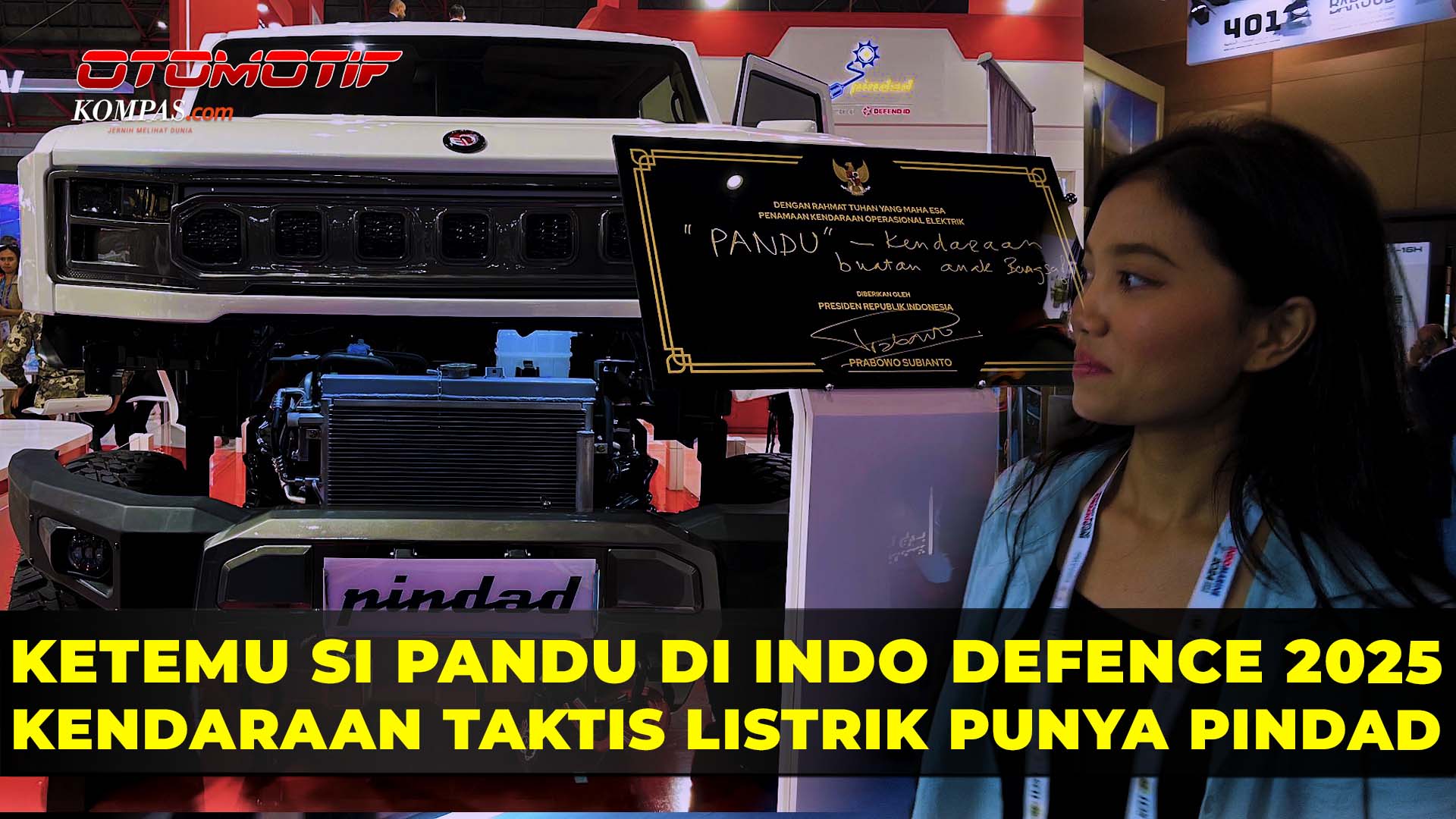 Video: Kendaraan Taktis Listrik MV3-EV Pandu, Curi Perhatian Pengunjung Indo Defence 2025