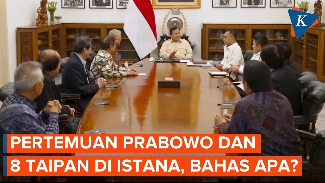 Video: Aguan hingga Tomy Winata Menghadap Prabowo ke Istana, Ada Apa?