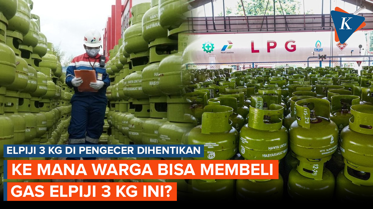 Gas Elpiji 3 Kg Tidak Dijual Lagi di Pengecer, ke Mana Warga Bisa ...