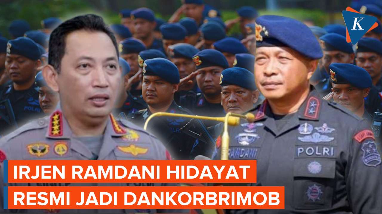 Update Mutasi Polri, Irjen Ramdani Hidayat Ditunjuk Jadi Dankorbrimob