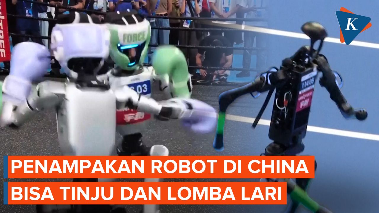 Penampakan Robot-robot Canggih di China, Bisa Tinju dan Lomba Lari