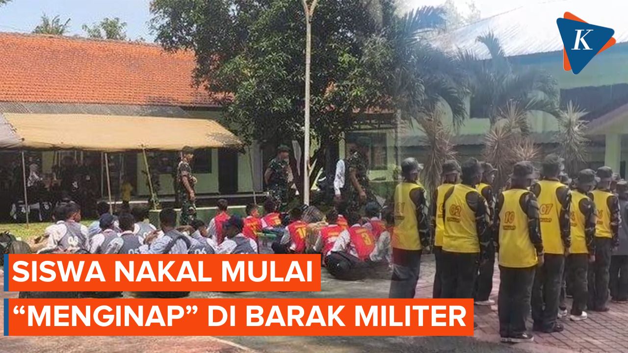 Begini Kondisi Siswa Nakal yang Masuk Barak Militer TNI di Purwakarta