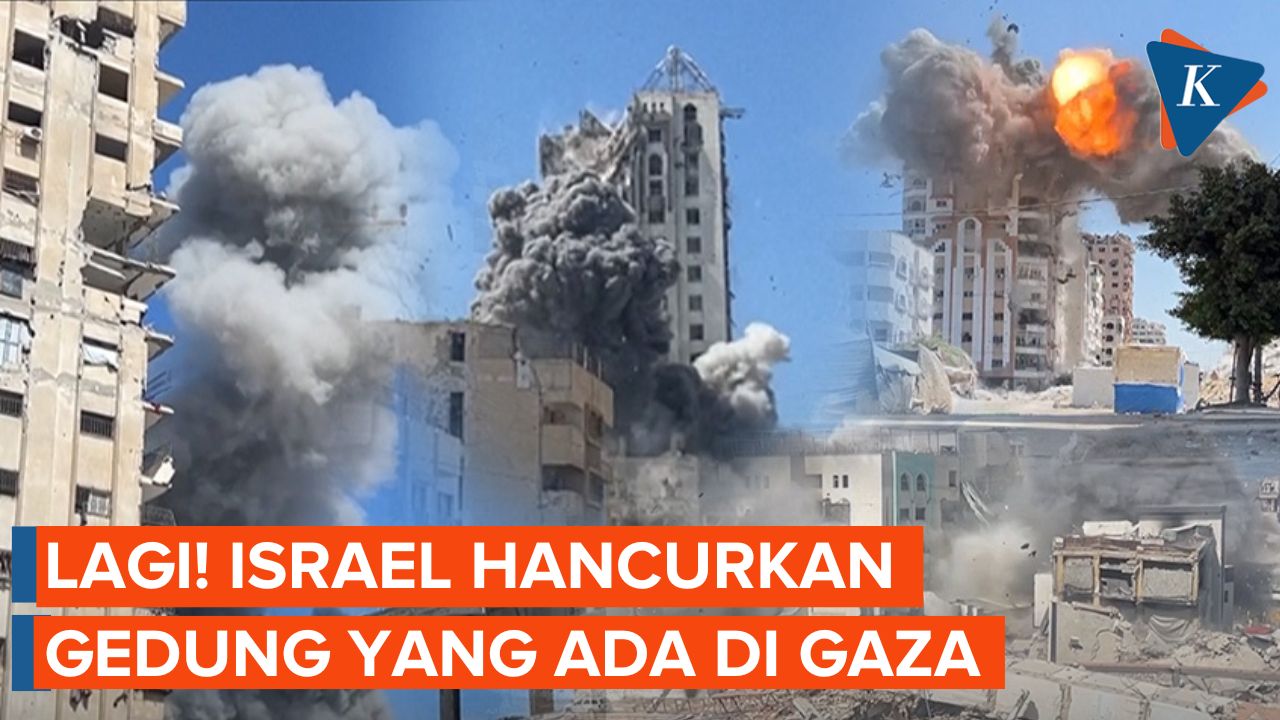 Video: Lagi! Israel Hancurkan Gedung di Gaza, Kini Gedung Ghifari Jadi ...