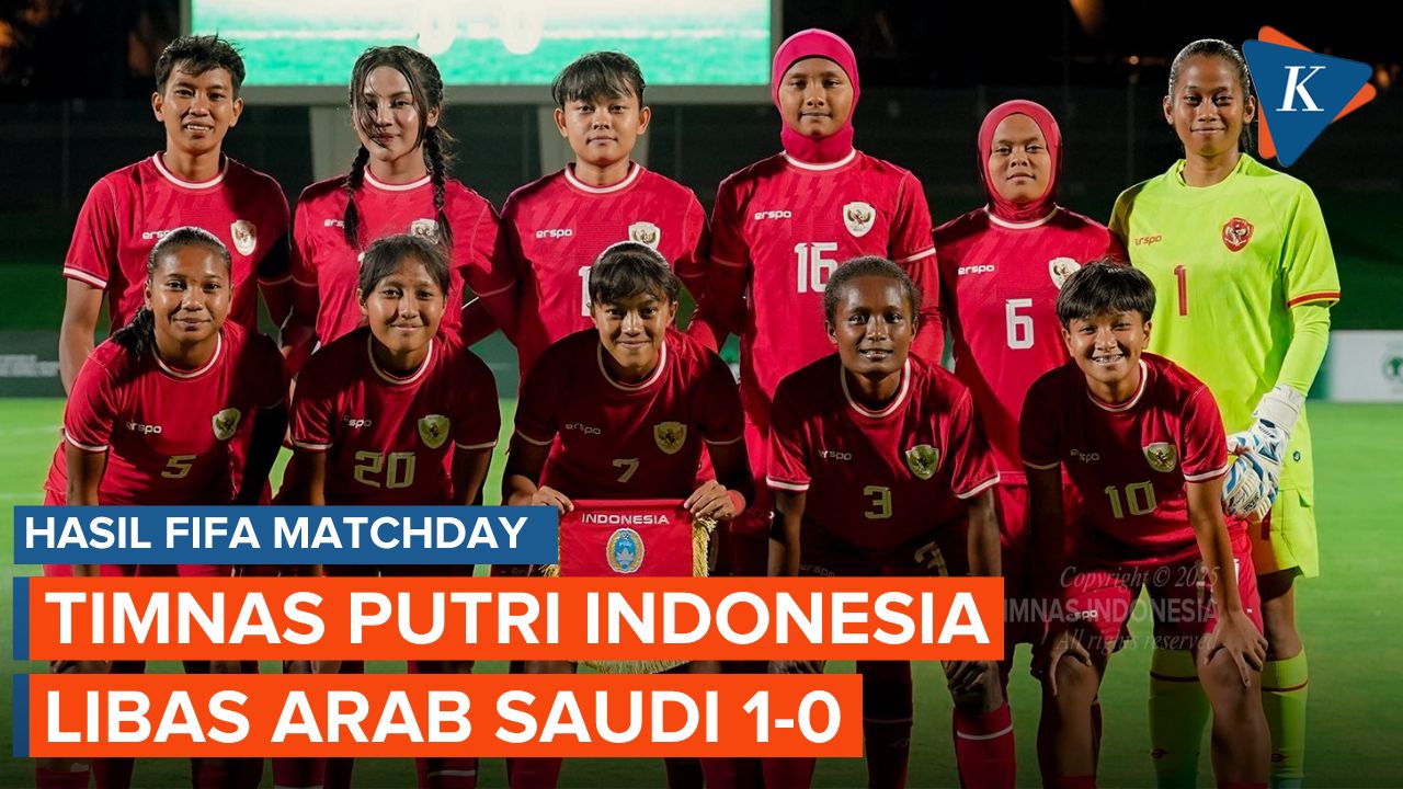 Hasil Timnas Putri Indonesia Vs Arab Saudi, Garuda Pertiwi Menang 1-0 di Jeddah