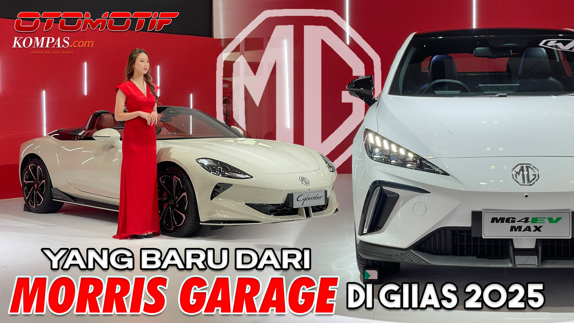 MG4 EV MAX dan MG Cyberster Warna Baru di GIIAS 2025