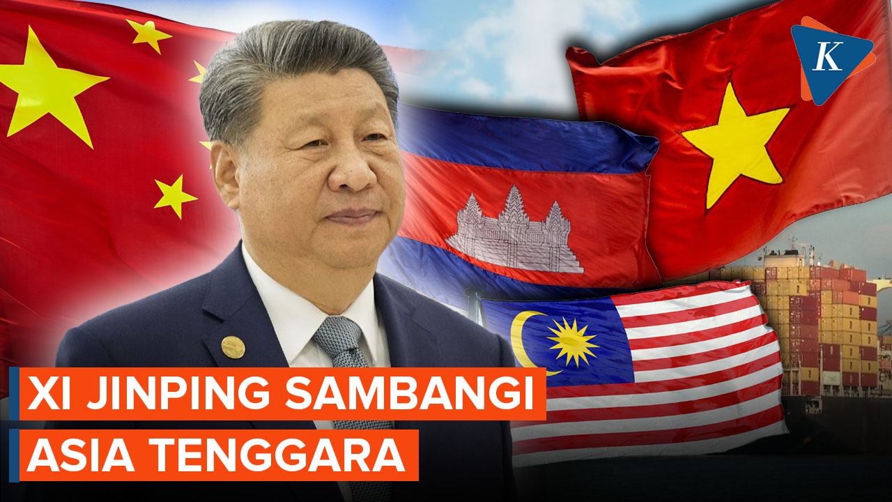 Video: Presiden China Xi Jinping ke Vietnam, Malaysia, dan Kamboja di Tengah Perang Dagang dengan AS