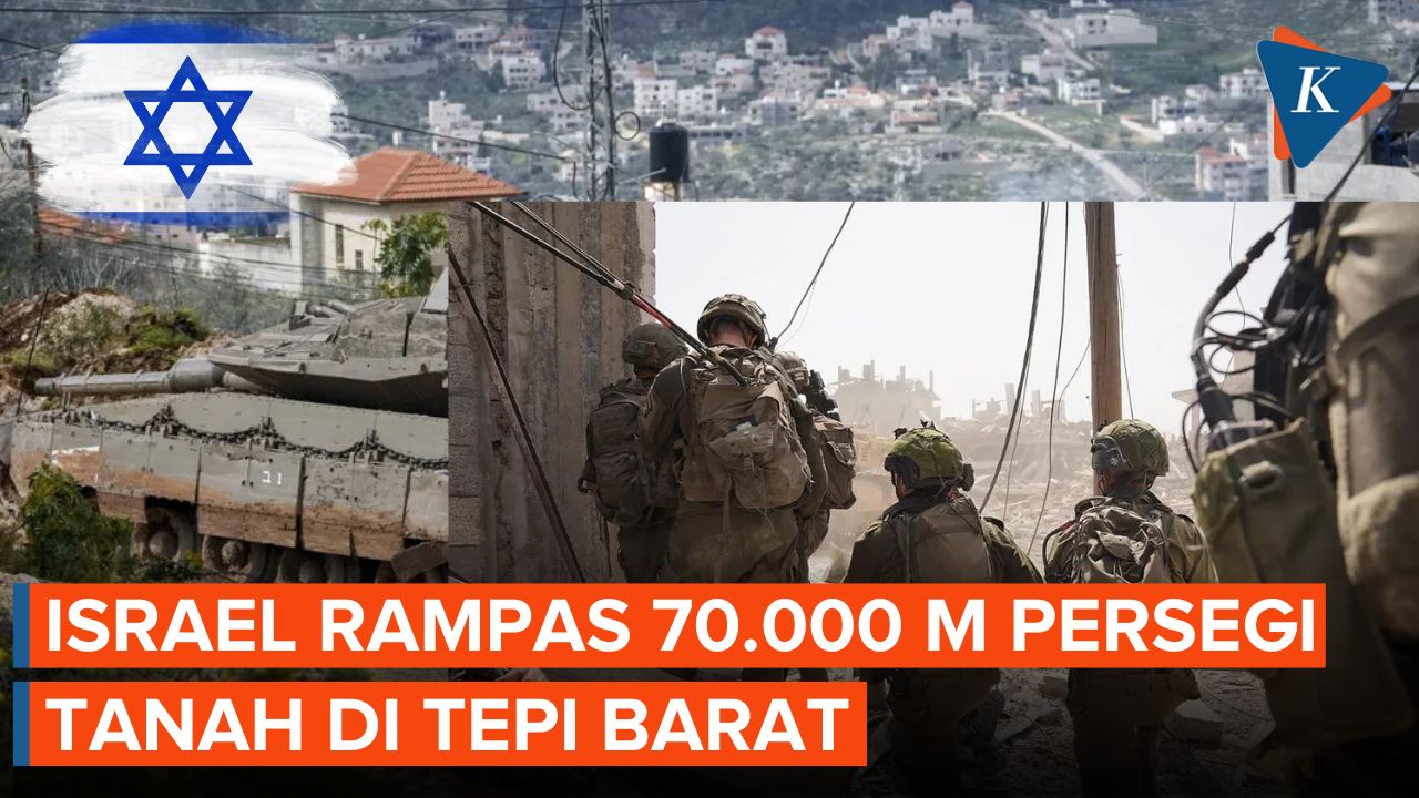 Israel Perluas Pendudukan, Rampas 70.000 Meter Persegi Tanah Palestina ...