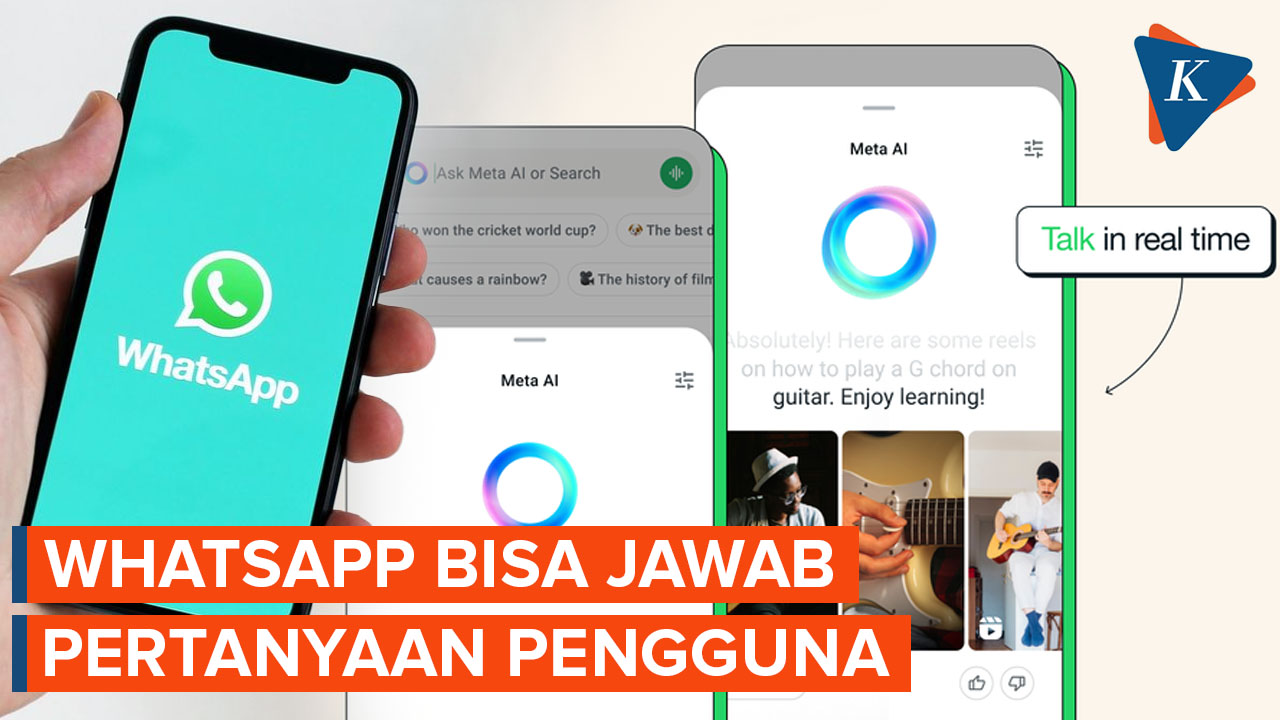 Video: Cara Pakai Fitur Meta AI WhatsApp, Ada 3 Kemampuan Baru