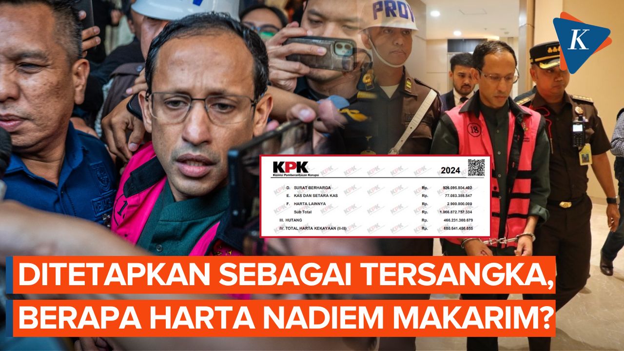 Nadiem Makarim Jadi Tersangka, Punya Harta Kekayaan Rp 600 Miliar