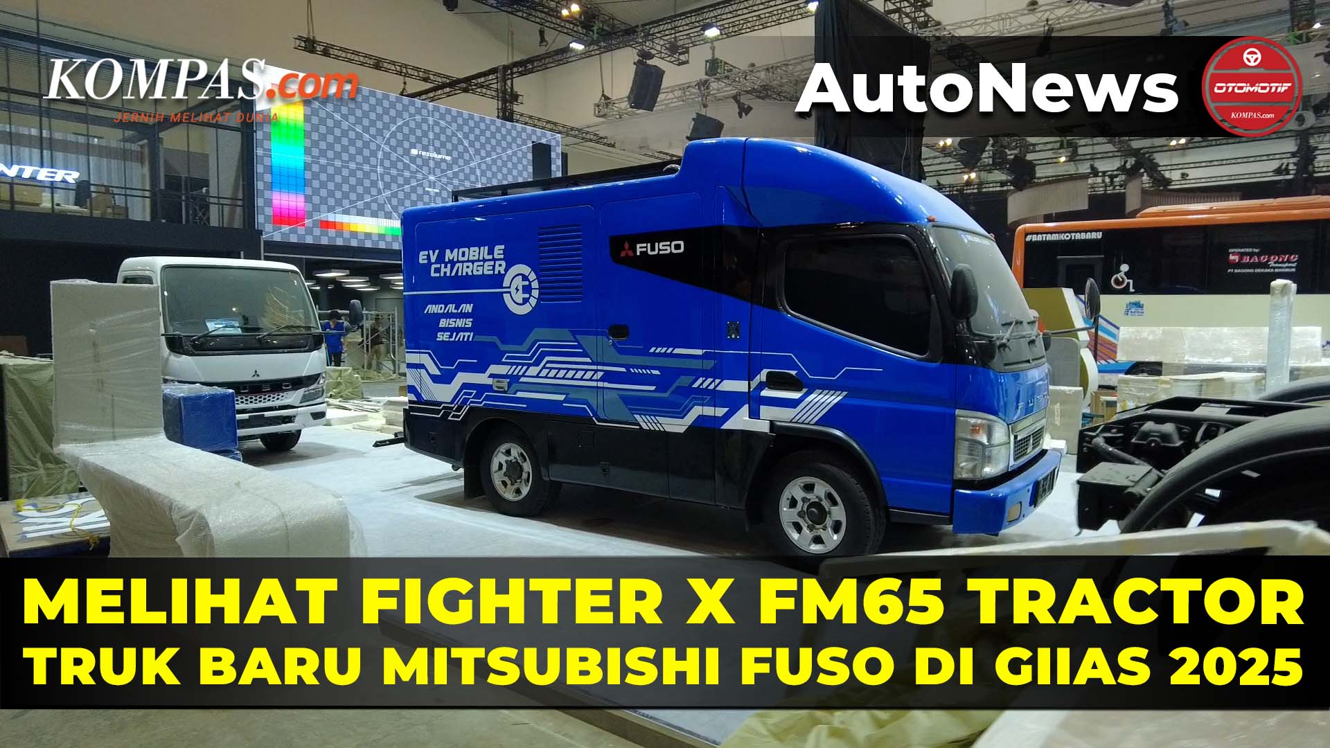 Video: Lihat Truk Baru Mitsubishi Fuso di GIIAS 2025, Fighter X FM65 ...