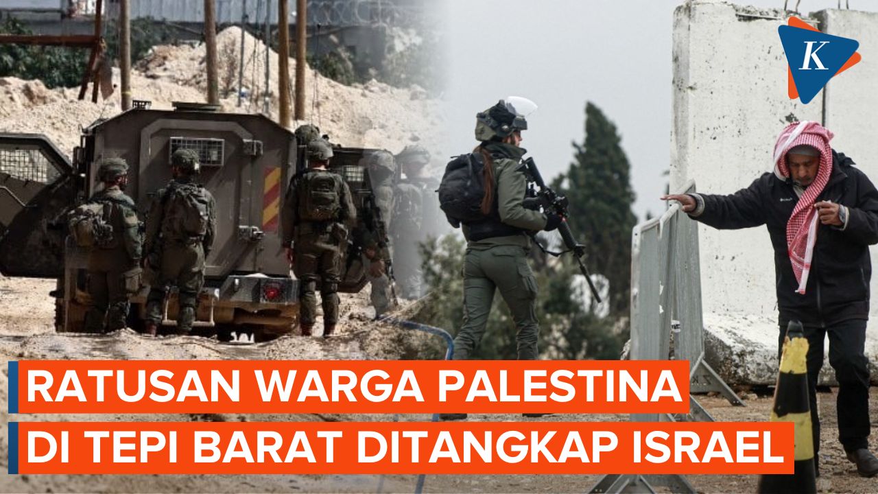 Israel Tangkap 762 Warga Palestina di Tepi Barat, Saat Gencatan Senjata ...