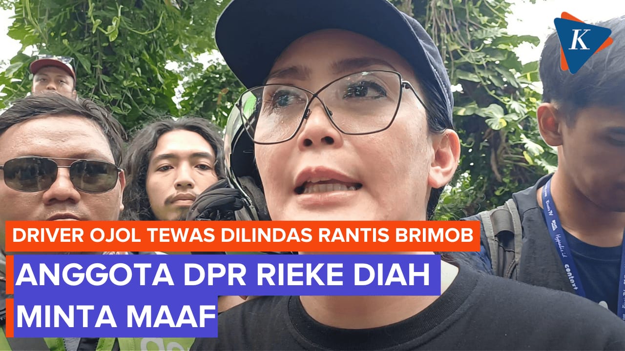 Video: Rieke Minta Maaf pada Rakyat Usai Driver Ojol Tewas Dilindas Brimob