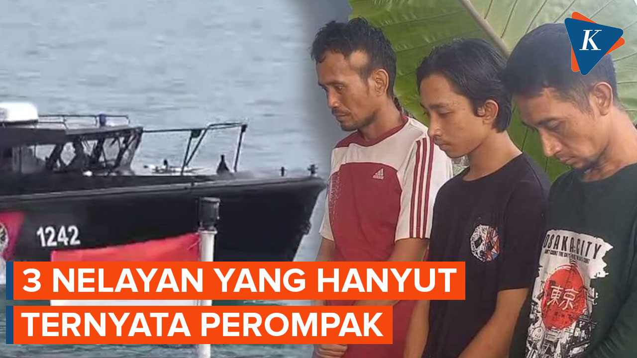 Video: 3 Nelayan yang Diselamatkan di Perairan Malaysia Ternyata Perompak