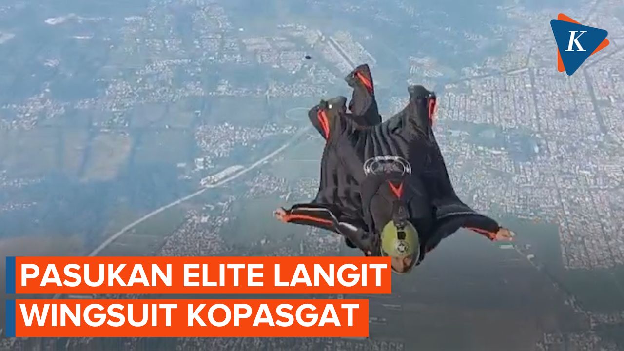 Video: Mengenal Wingsuit Kopasgat! Penerjun Elite TNI AU: Cepat, Senyap, dan Sulit Terdeteksi
