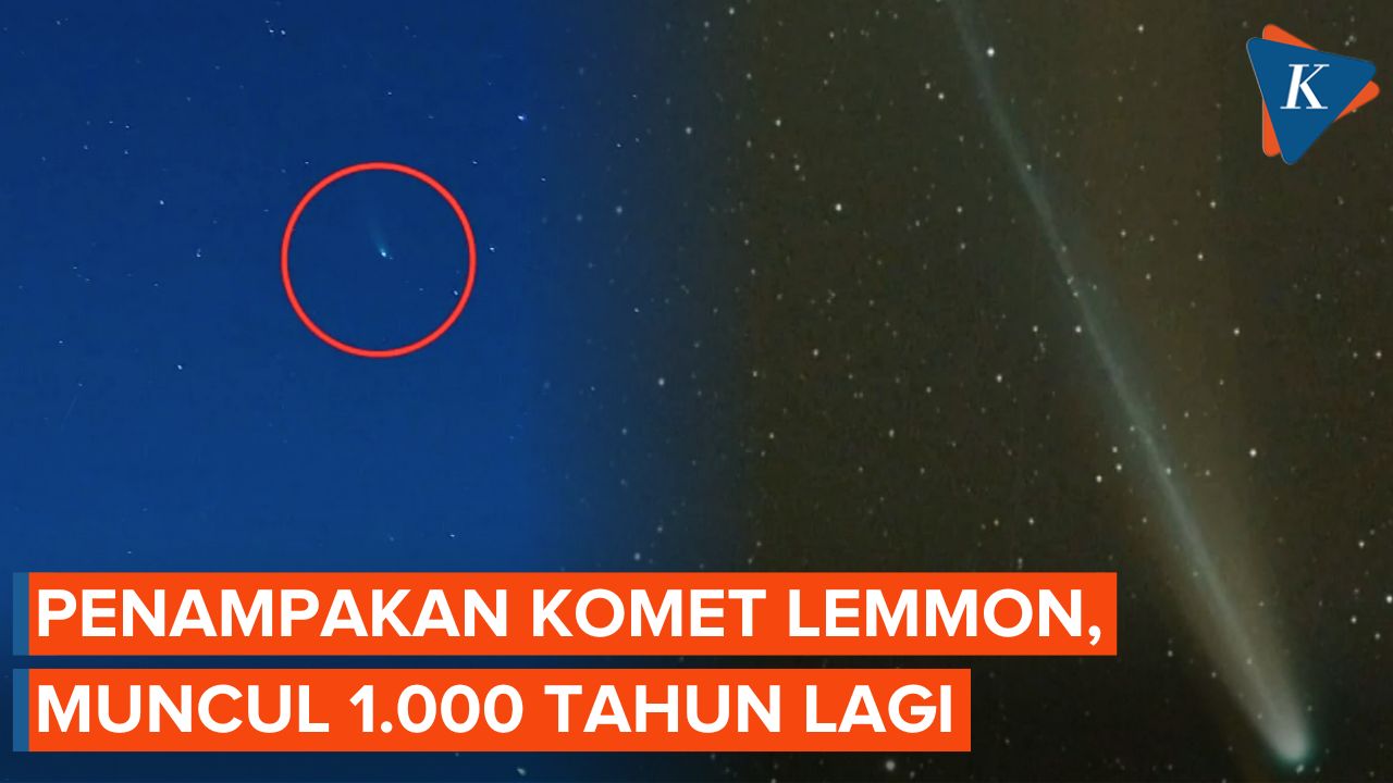 Video: Penampakan Komet Lemmon di China, Komet Langka yang Muncul 1.000 ...