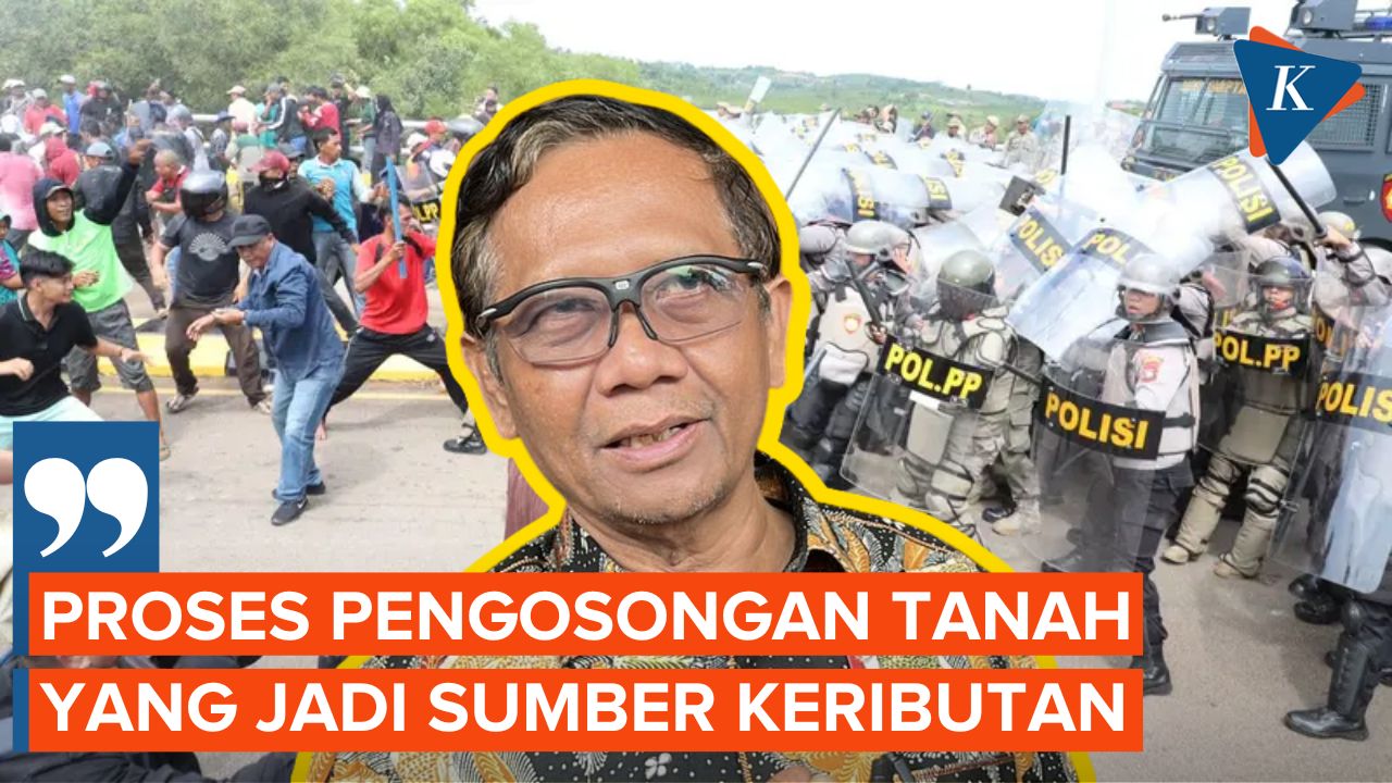 Mahfud Md Jelaskan Duduk Perkara Hak Atas Tanah Di Pulau Rempang Batam