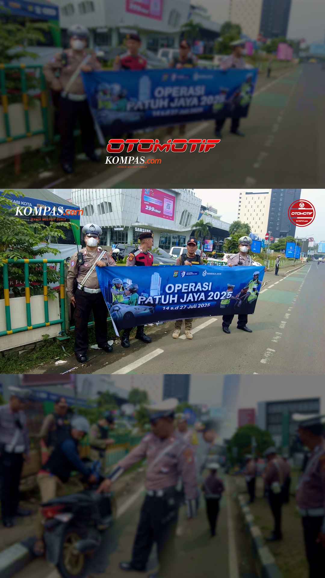 Video Rolls - Banyak Motor Tak Pakai Pelat Nomor Terjaring Dalam Operasi Patuh 2025