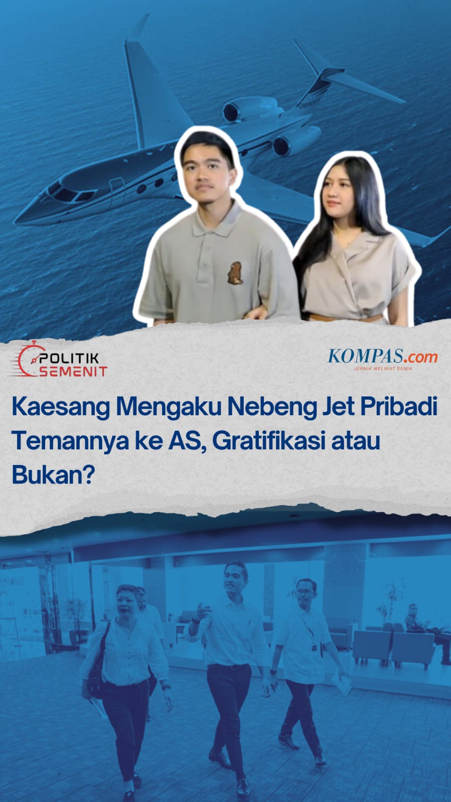 Kaesang Mengaku Nebeng Jet Pribadi Temannya ke AS, Gratifikasi atau Bukan?
