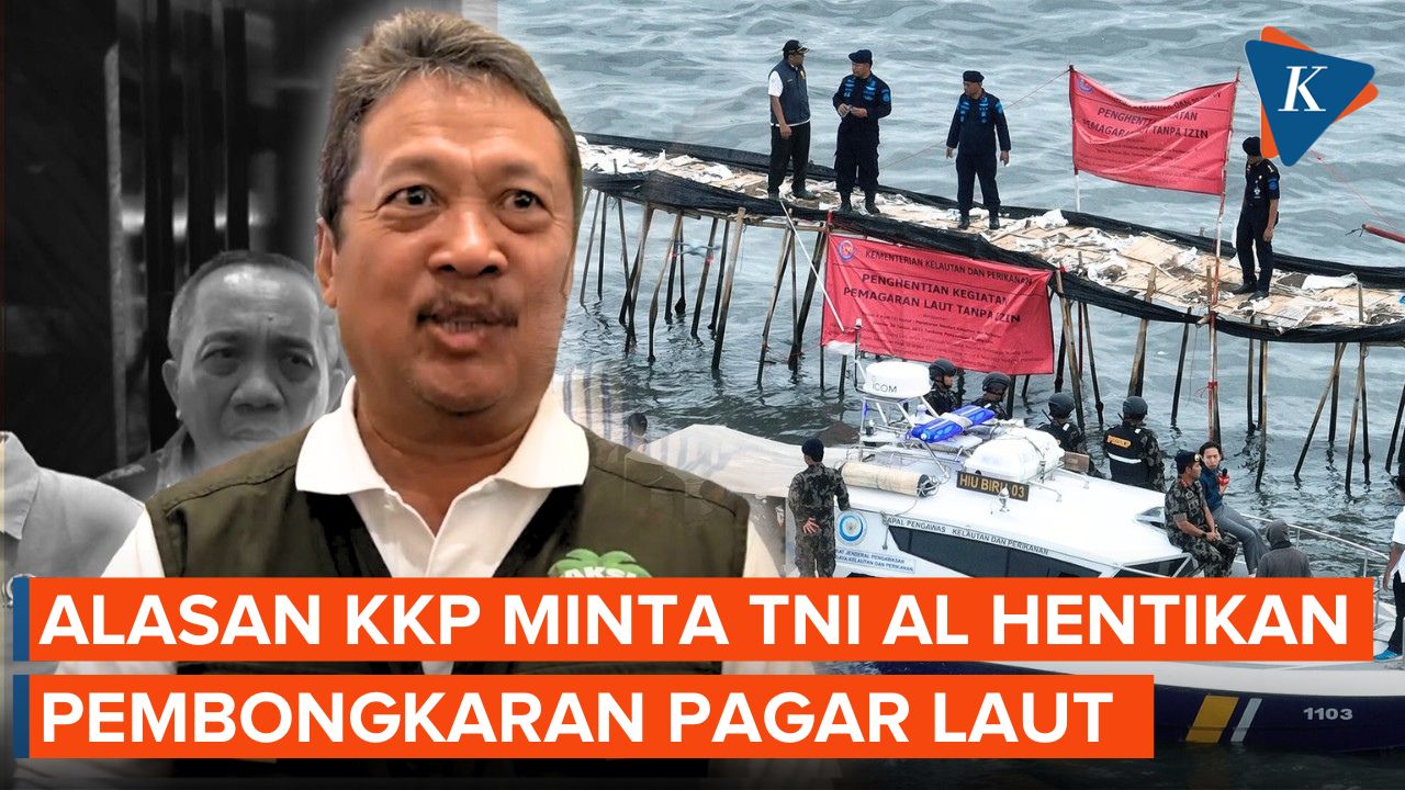 Video: Alasan Menteri KKP Minta TNI AL Hentikan Pembongkaran Pagar Laut di Tangerang