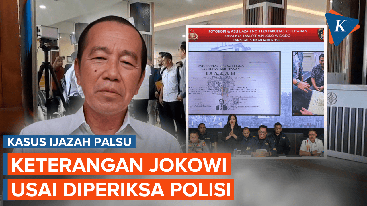 Video: [FULL] Pernyataan Jokowi Usai Diperiksa dalam Kasus Ijazah Palsu