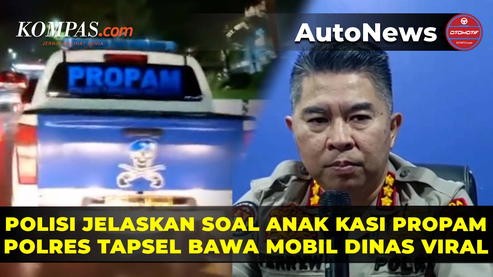 Video: Viral, Anak Kasi Propam Polres Tapsel Bawa Mobil Dinas dan ...