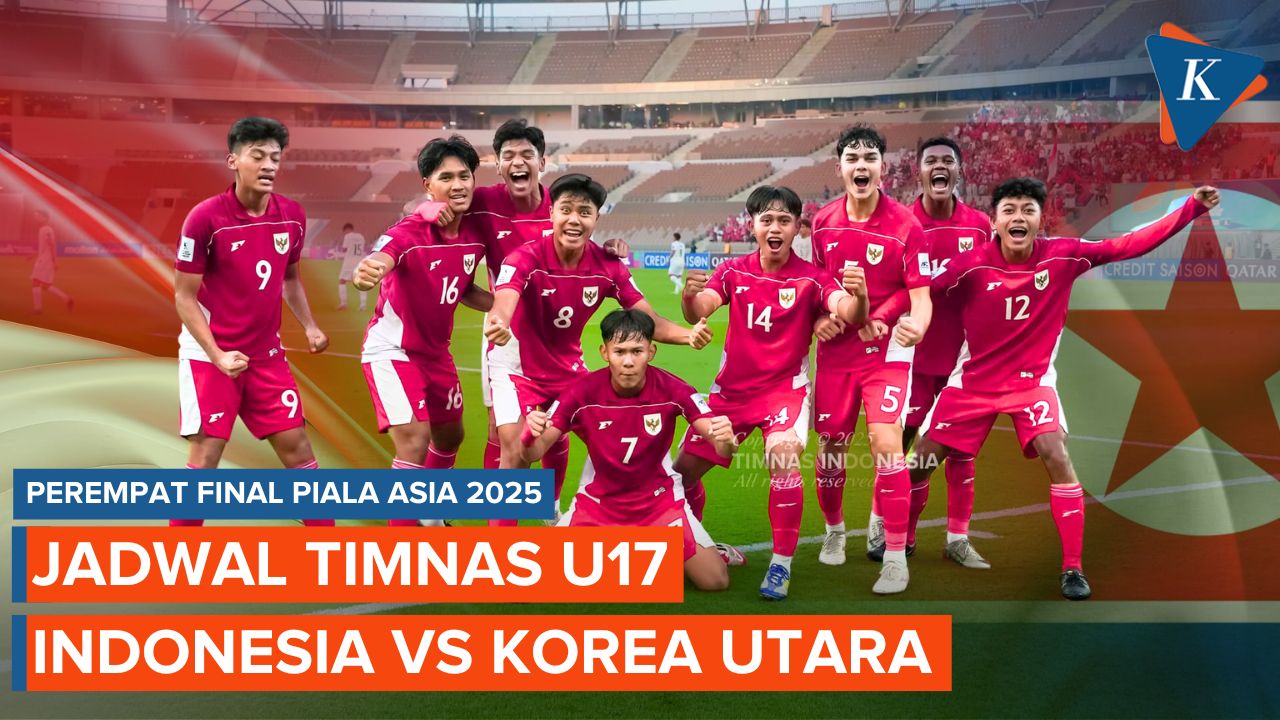 Jadwal Timnas U17 Indonesia Vs Korea Utara di Perempat Final Piala Asia 2025