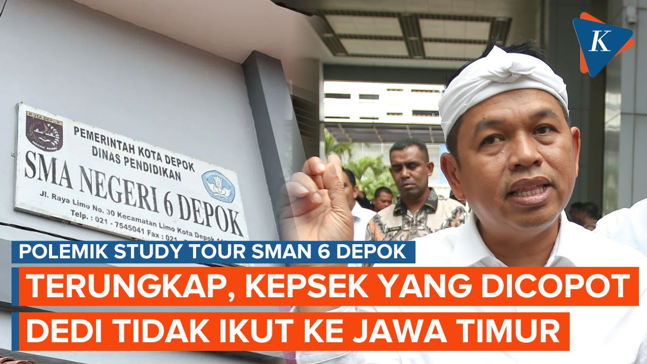 Video: Polemik Study Tour SMAN 6 Depok, Kepsek yang Dicopot Dedi Mulyadi Ternyata Tidak Ikut