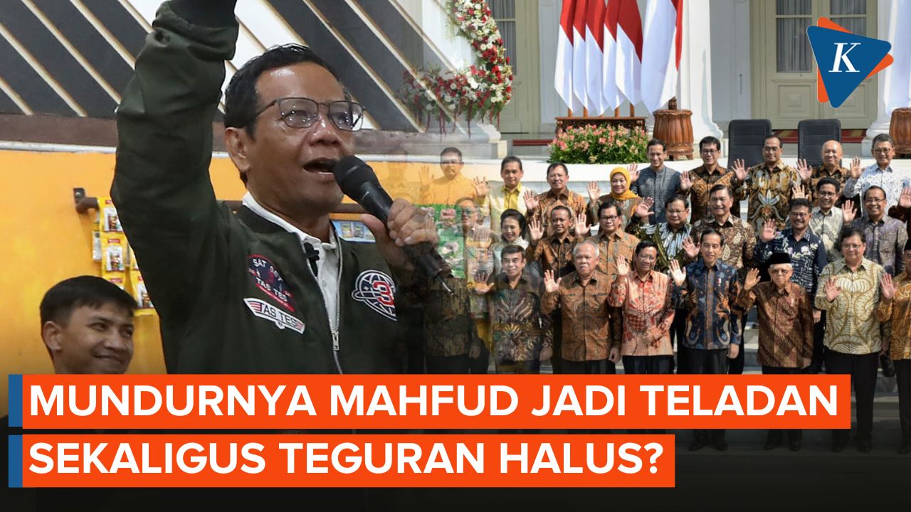 Video: Mahfud Mundur dari Kabinet, Teladan Sekaligus Teguran bagi Kandidat Lain?