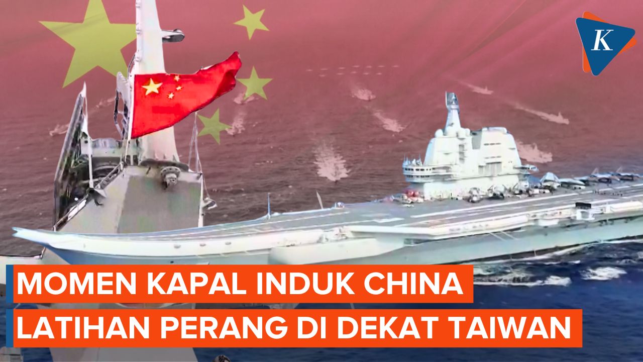 China Kembali Tekan Taiwan, Latihan Perang Kerahkan Kapal Induk Shandong