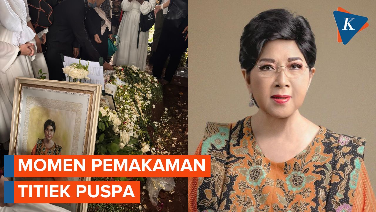 Momen Pemakaman Titiek Puspa di TPU Tanah Kusir