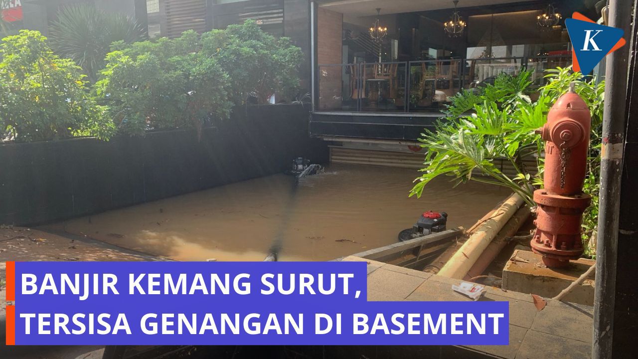 Banjir Kemang Surut Jumat Pagi, Basement Masih Tergenang