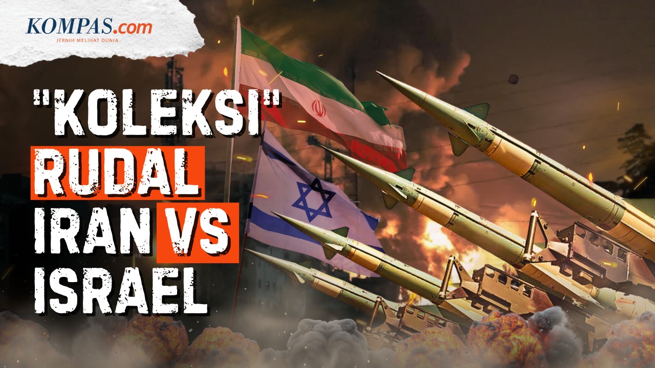 Jajaran Rudal Iran Vs Israel: Teheran Punya 17, Berbanding 8 Milik Tel Aviv