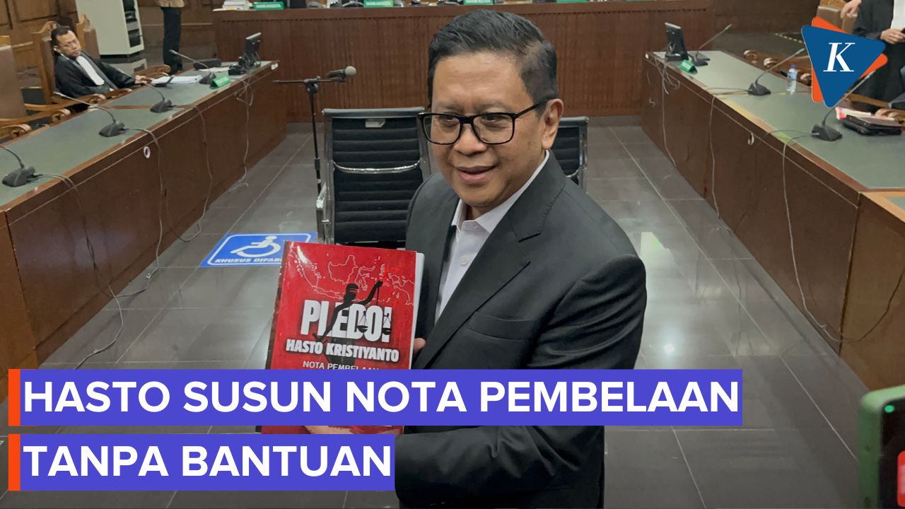 Video: Hasto Susun Nota Pembelaan Sendiri: Tangan sampai Pegal-pegal