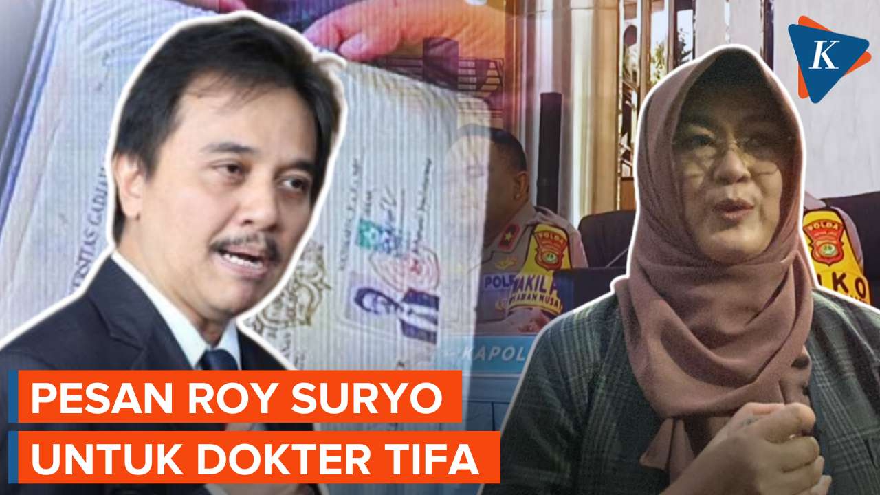 Pesan Roy Suryo Untuk Dokter Tifa Usai Jadi Tersangka Kasus Ijazah