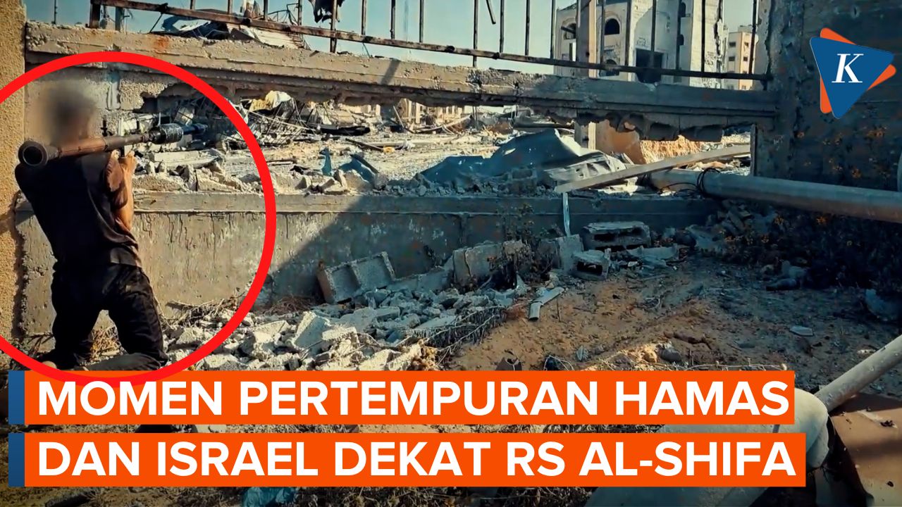 Bawa RPG, Hamas Hancurkan Tank Israel dari Jarak Dekat