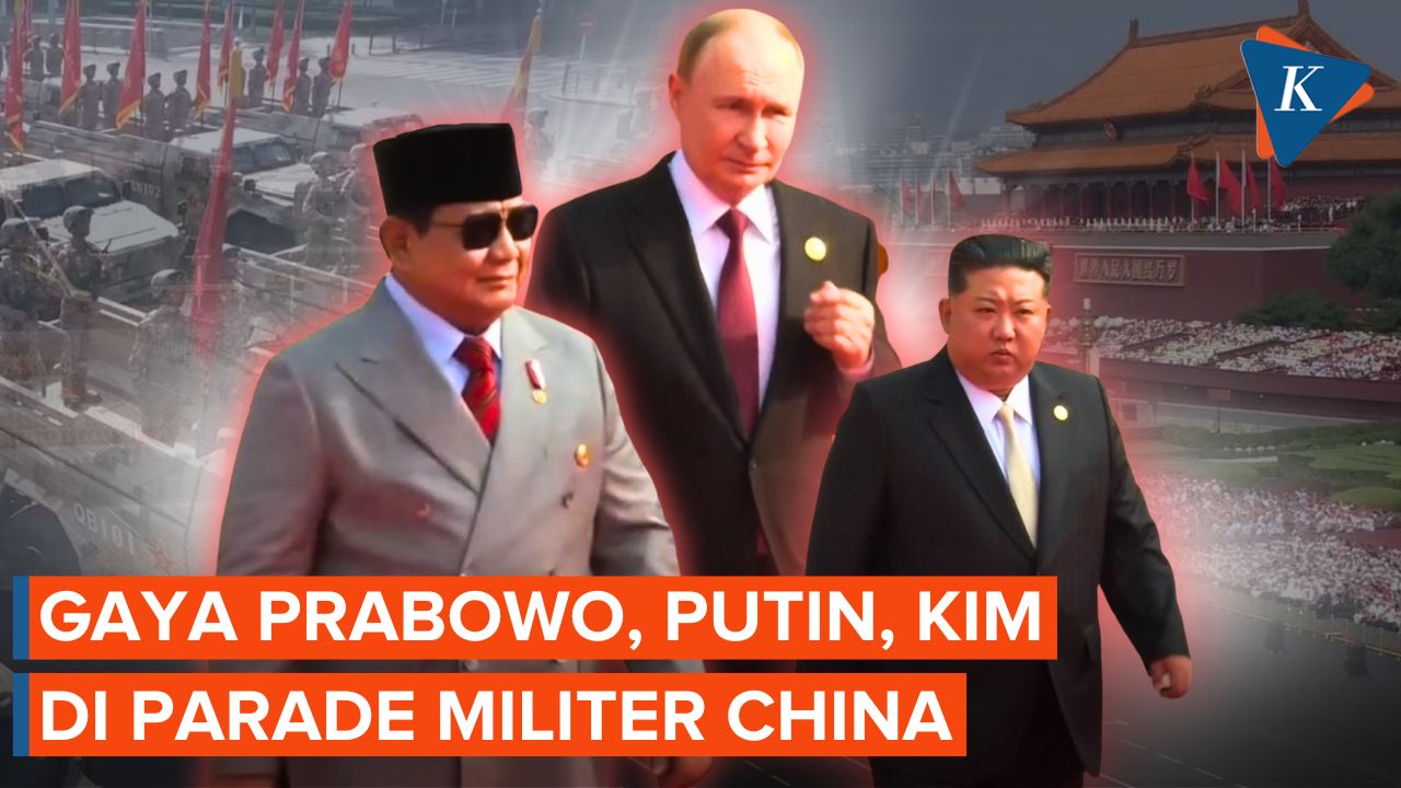 Video: Gaya Prabowo, Putin dan Kim Jong Un Saat Hadiri Parade Militer ...