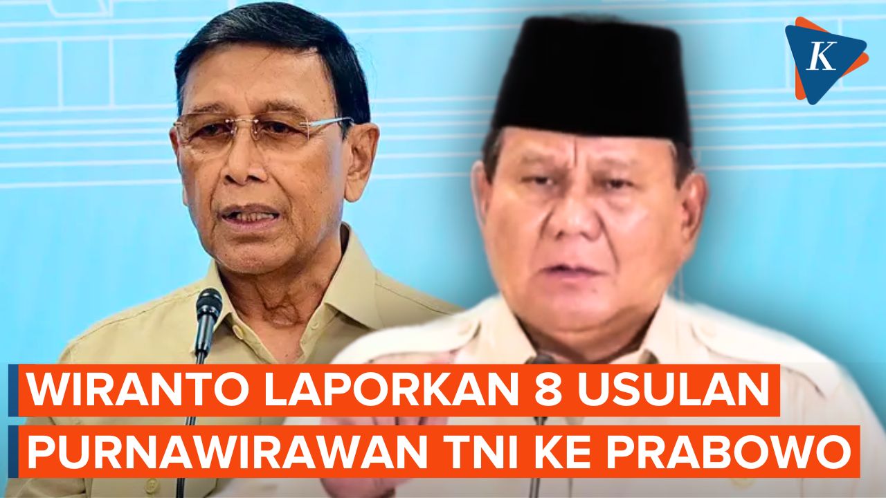 [FULL] Keterangan Wiranto soal 8 Usulan Purnawirawan TNI ke Prabowo