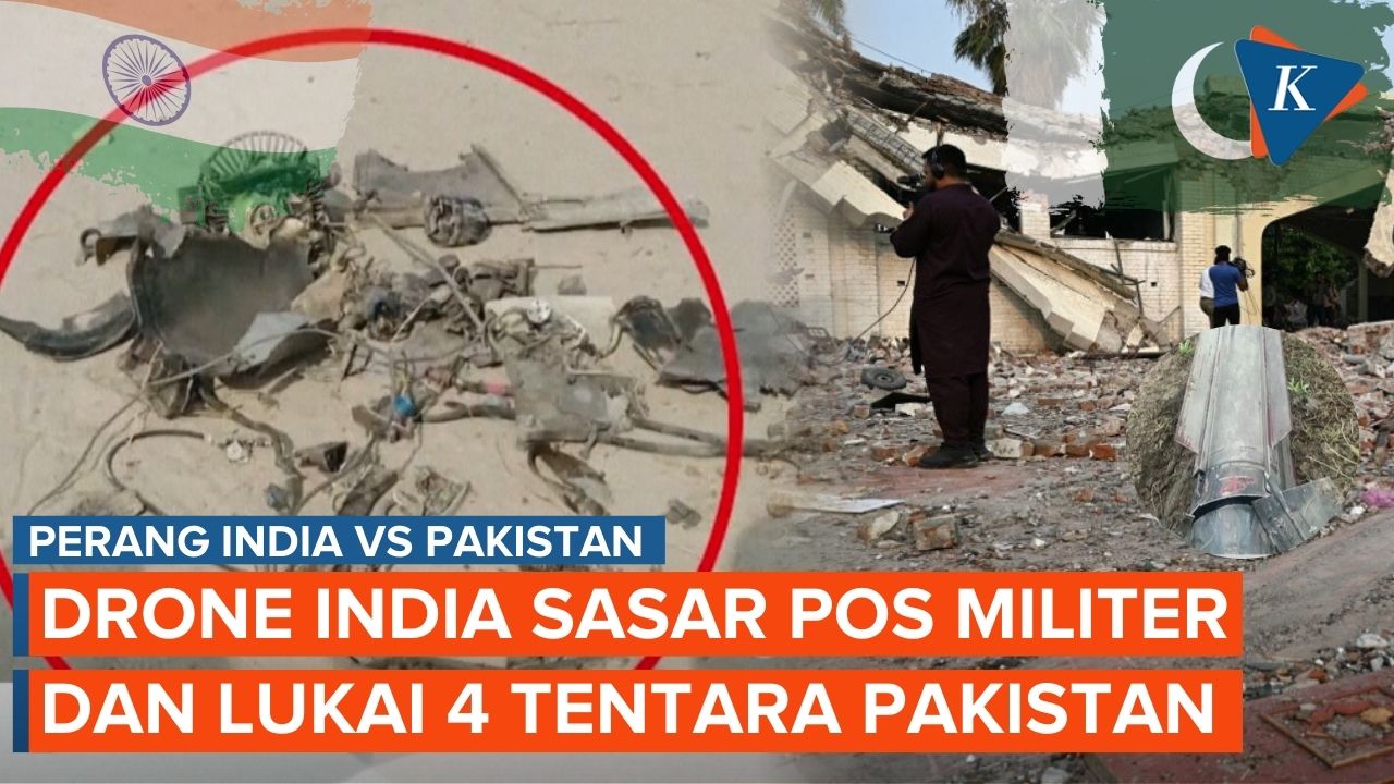 Serangan Drone India Lukai 4 Tentara Pakistan
