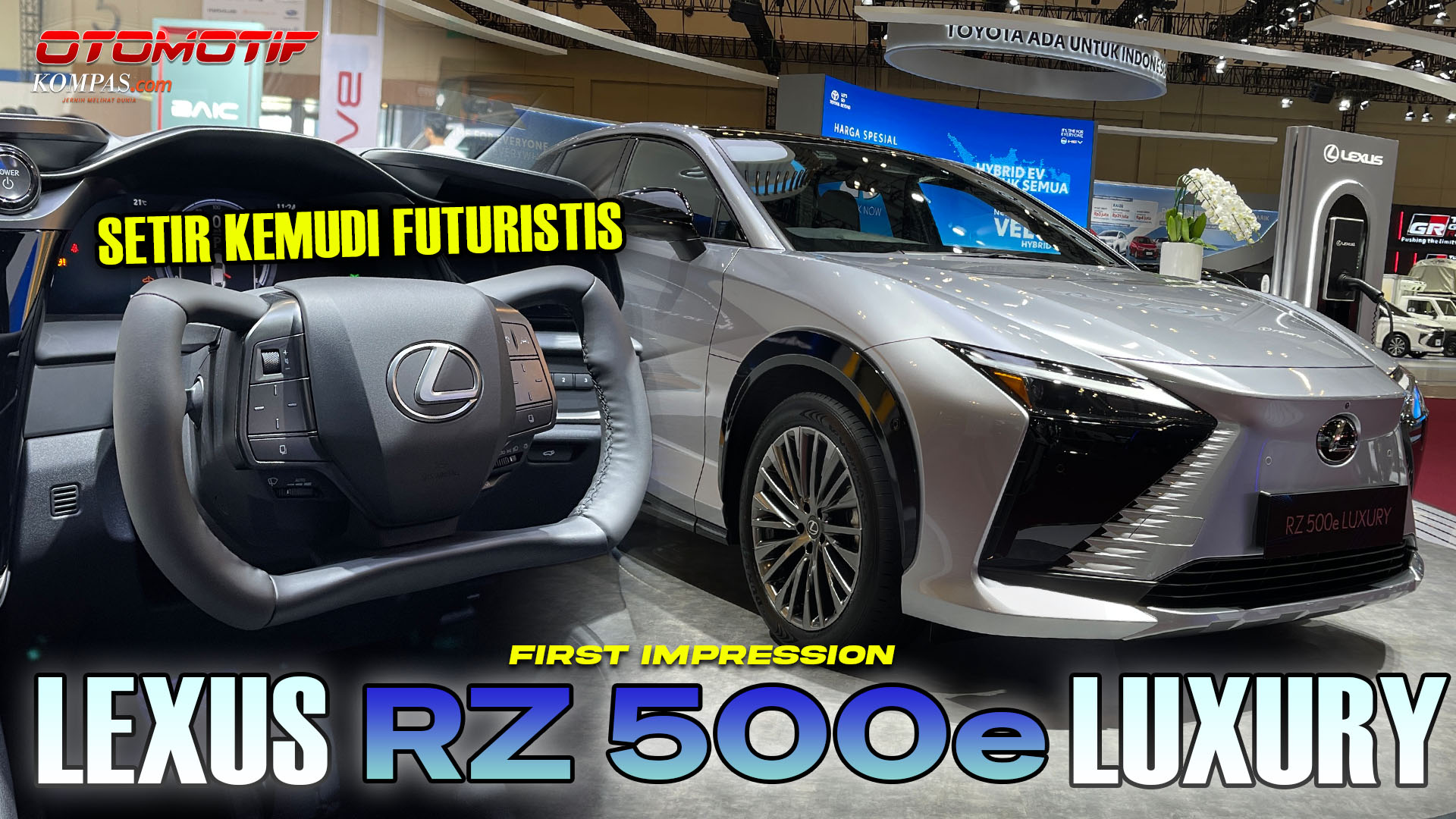 Lexus RZ500e Luxury | Bawa Teknologi Kemudi Futuristis Pertama di Indonesia