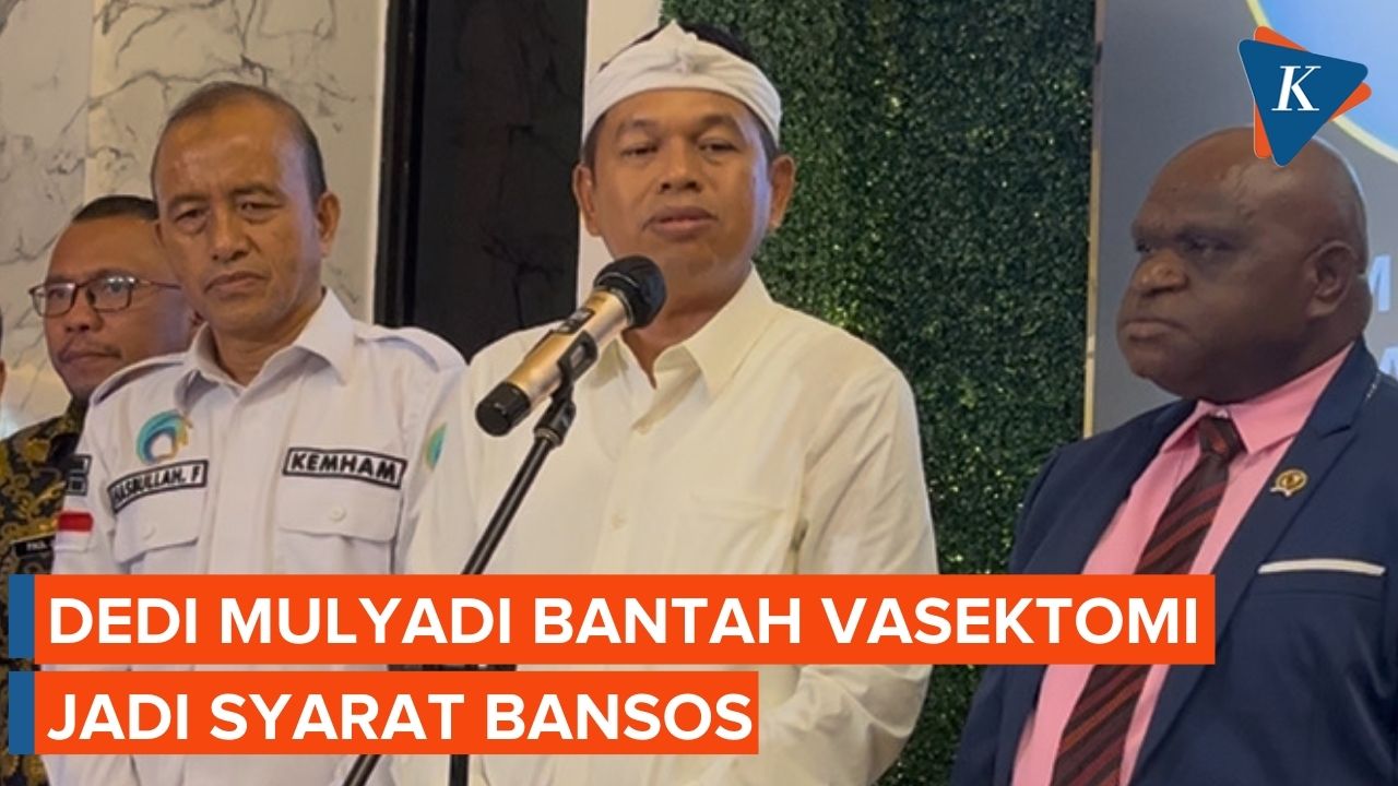Video: Bantah Vasektomi Jadi Syarat Bansos, Dedi Mulyadi: Hanya Anjuran KB