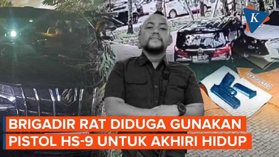 Video: Brigadir RAT Gunakan Pistol HS-9 Saat Akhiri Hidupnya di Dalam Mobil