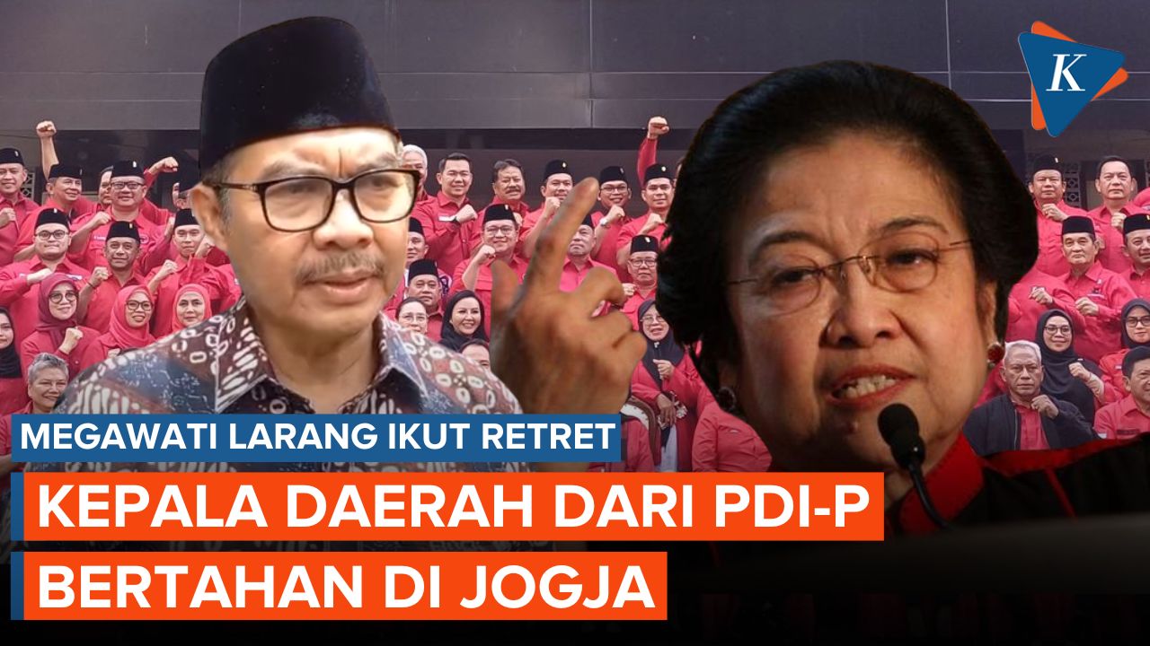 Video: Tunggu Perintah Megawati soal Larangan Ikut Retret, Kepala Daerah PDI-P Berkumpul di Jogja