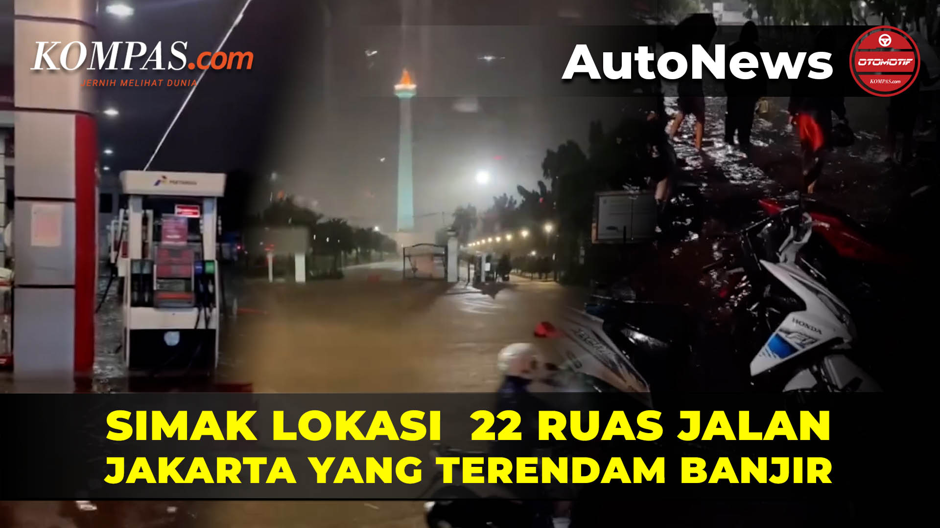 Video: Catat, Ini 22 Ruas Jalan di Jakarta yang Terendam Banjir